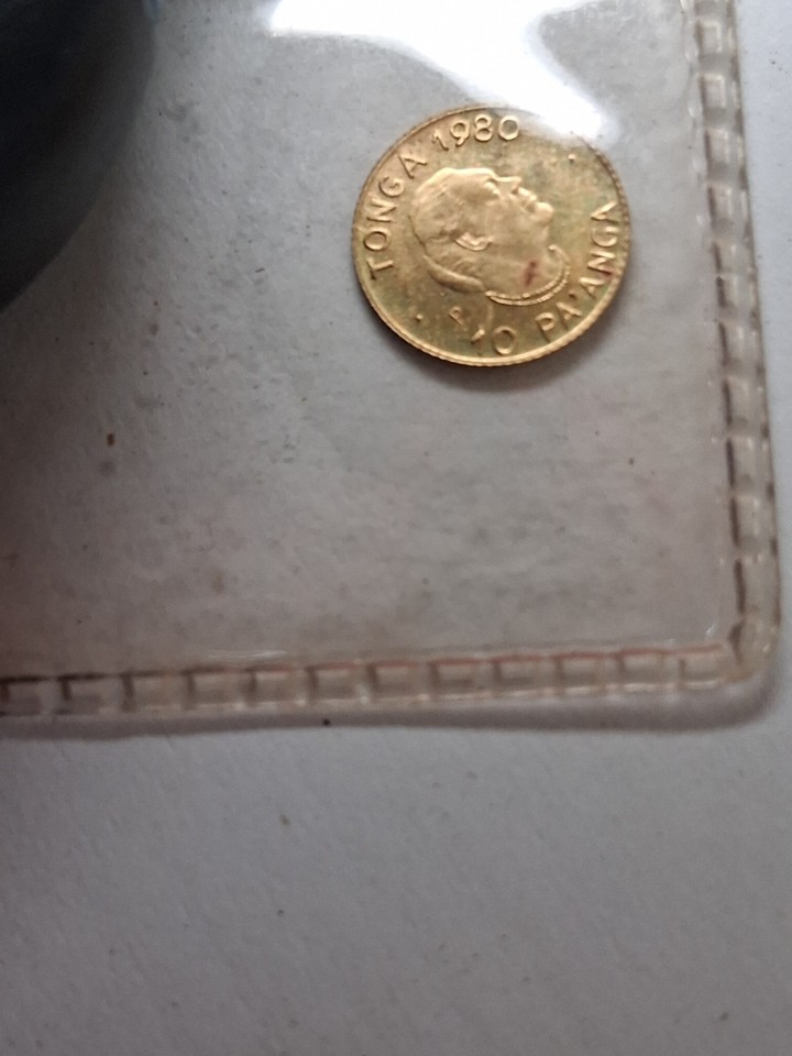 TONGA 1980 TAUFA'AHUA IV F.A.O. 10 and 20 PA'ANGA PROOF GOLD COINS ...