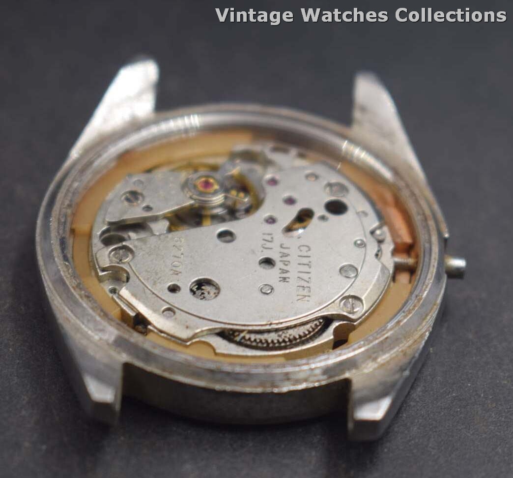 CITIZEN-8270 Winding Non Working Watch Movement For Parts & repair O ...
