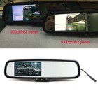 US 4.3" LCD Reversing Dimming Car Rear View Mirror Monitors w/Rear 12 ...