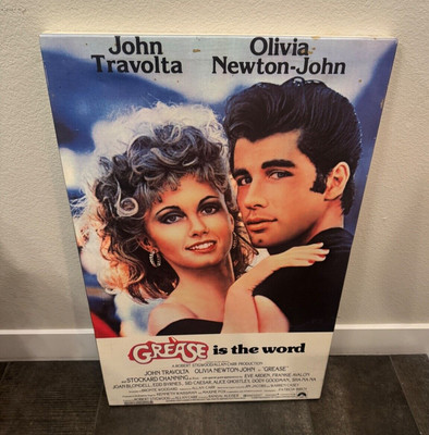 Stretched Canvas Grease Movie John Travolta Wall Decor Print Poster ...