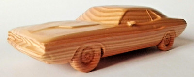 1:16 Wood Muscle Car – Classic American Coupe Scale Model – Collectible ...