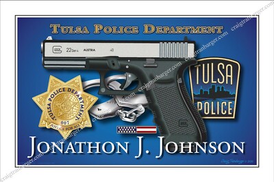 Police,Tulsa,Department,Sheriff,Retirement,Promotion,badge,gift | eBay