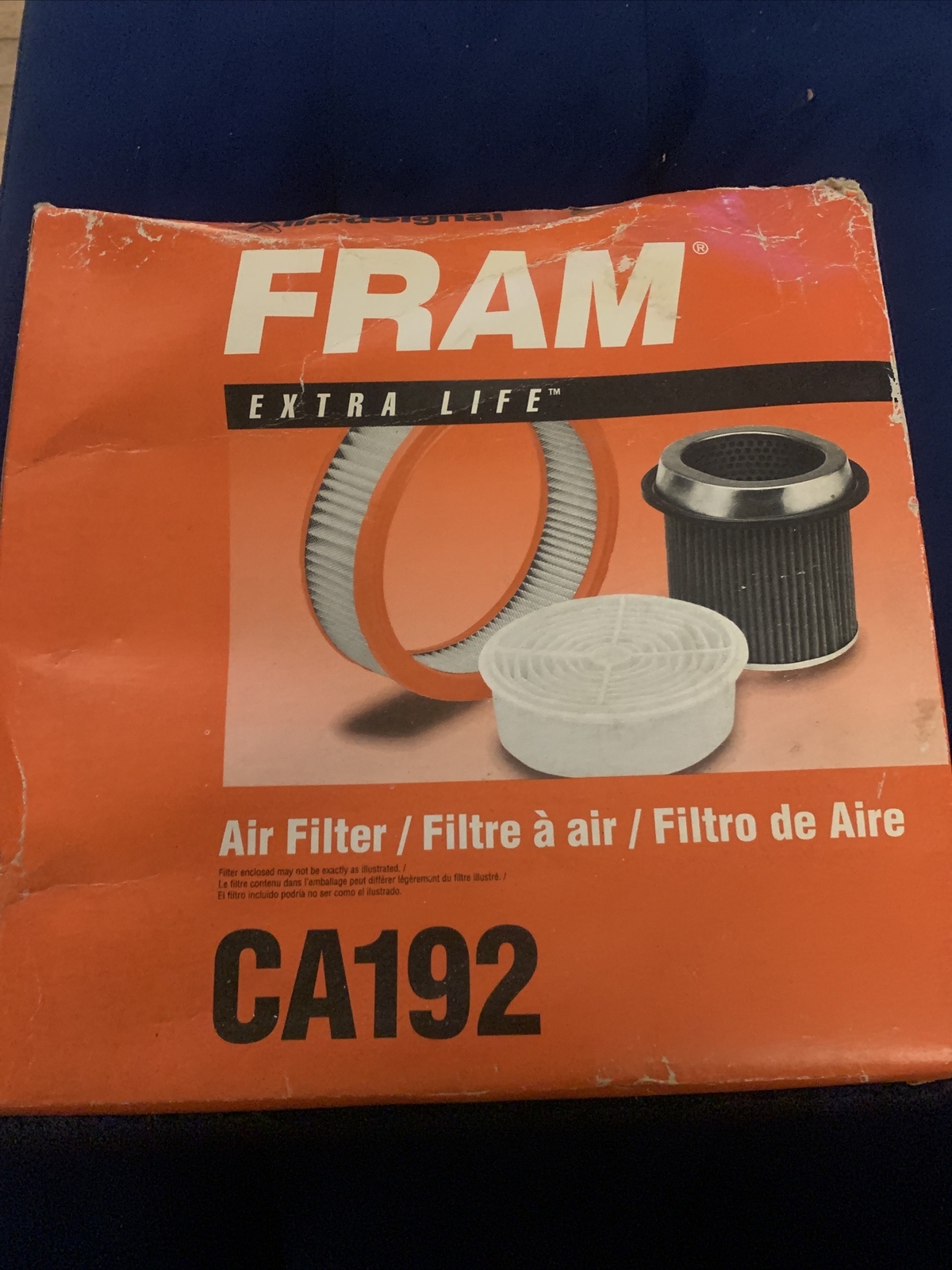 Fram CA192 - Air filter cross reference