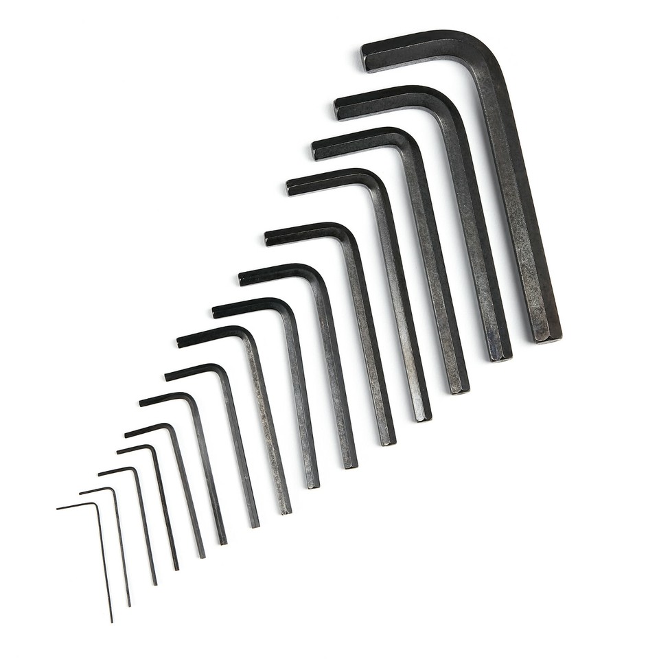 30 PIECE HEX KEY ALLEN ALAN ALLAN KEYS LONG SET KIT WITH CASE METRIC ...