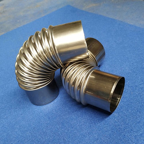 1PCS Stainless Steel Wood Burner Stove Pipe Elbow Chimney Flue Tube ...