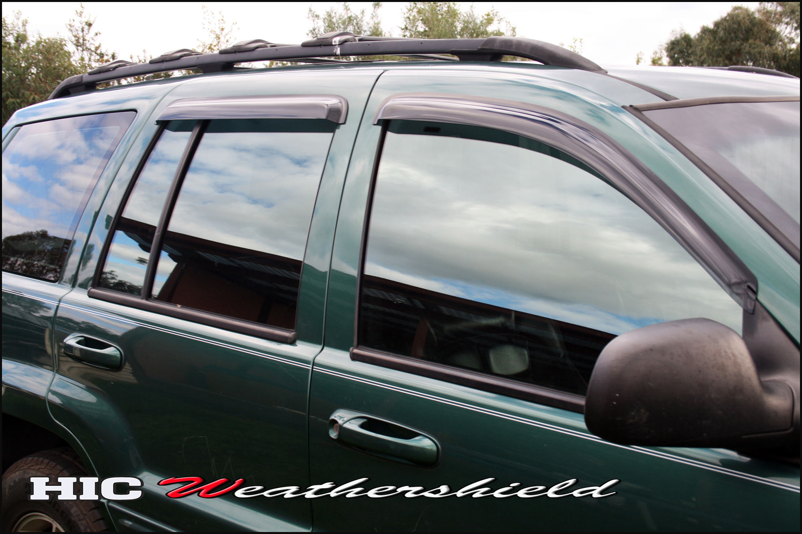 HIC Jeep Grand Cherokee WJ WG 1999-2004 Weather Shields Window Visors ...