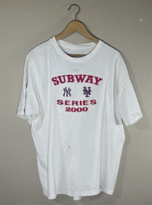 RARE Vintage NY Yankees Mets Subway Series 2000 embroidered World ...