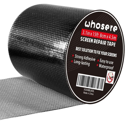 3 in X 15 FT Screen Repair Kit Strong Adhesive Screen Patch.,Fiberglass ...