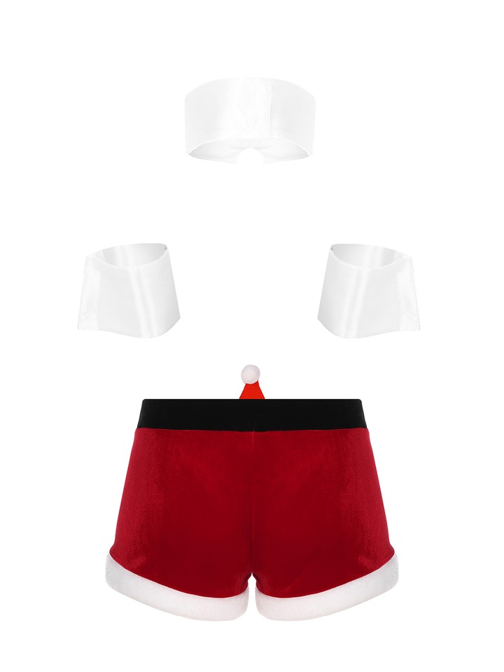 Mens Lingerie Set Theme Party Outfits Xmas Christmas Costume Santa ...