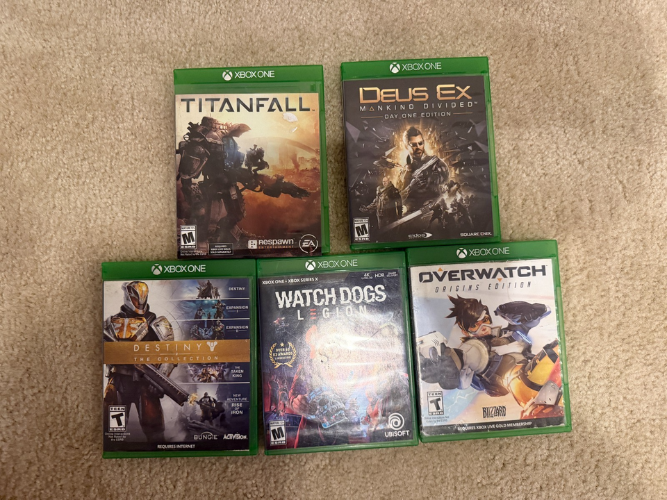 Xbox One Microsoft Game Bundle Lot of 20 Many CIB or Inserts or Online ...