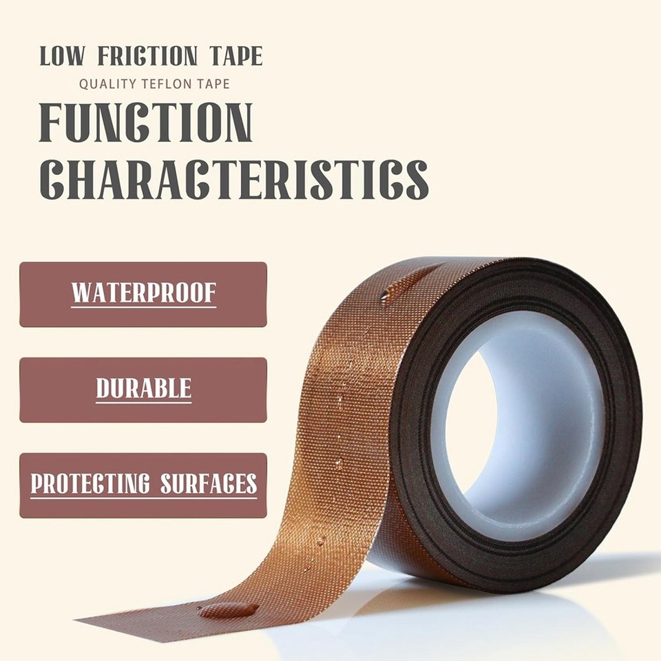 1 Roll 1 Inch X 33 Feet Low Friction Tape,Drawer Slide Tape,Drawer ...