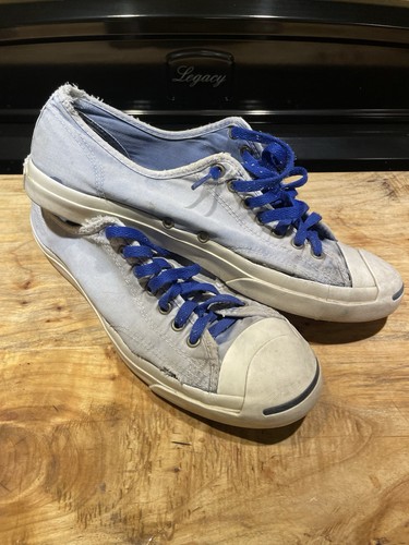 Vintage Navy Jack Purcell Canvas Men’s 11 Retro Street Shoe Smiles | eBay