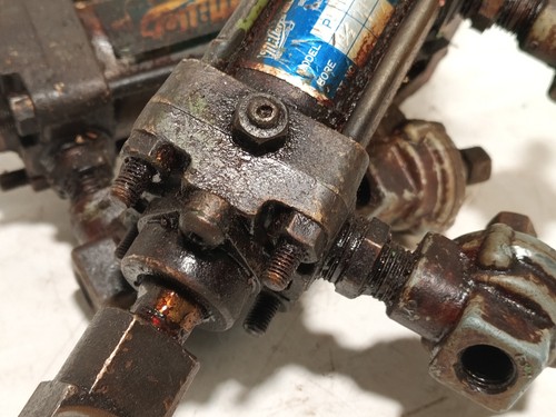 Miller Fluid Power Dual Pneumatic Air Cylinder P125 1.5 Bore 1 Stroke ...