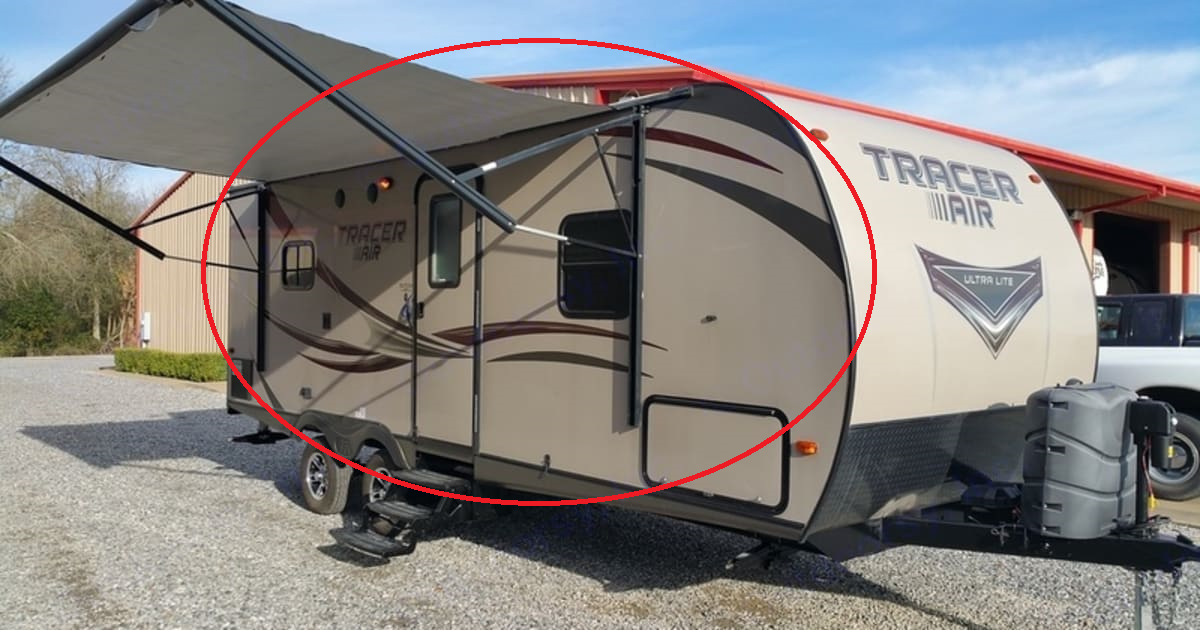 2014 Prime Time Tracer AIR Travel Trailer - Both Sides & Rear RV Decals ...