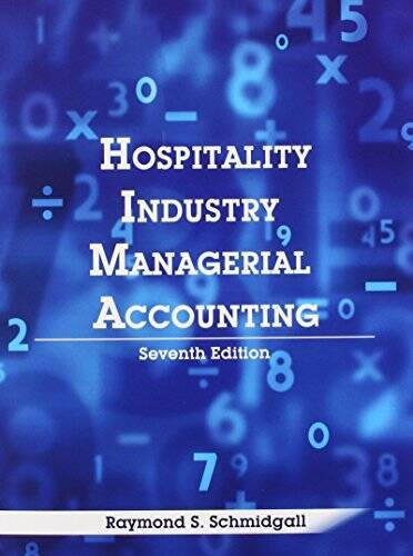 Hospitality Industry Managerial Accounting - Paperback - GOOD ...