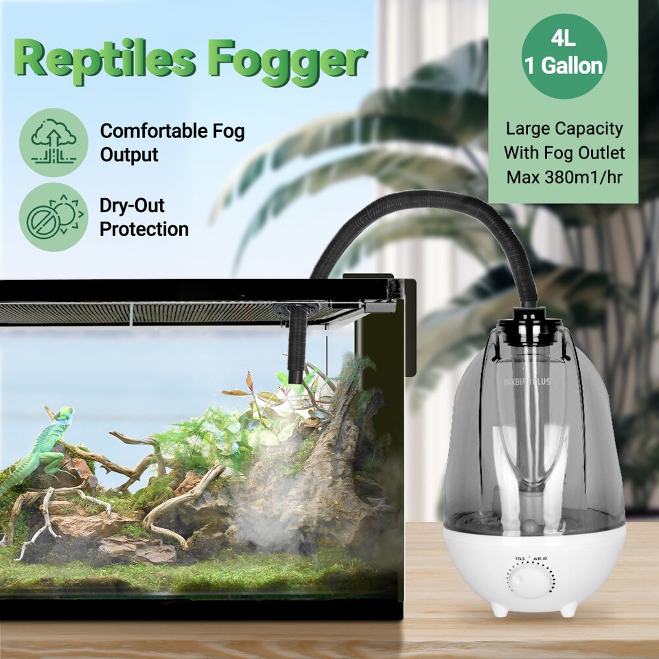 4L Reptiles Fogger Humidifiers Mister Misting System Terrarium Foggers ...