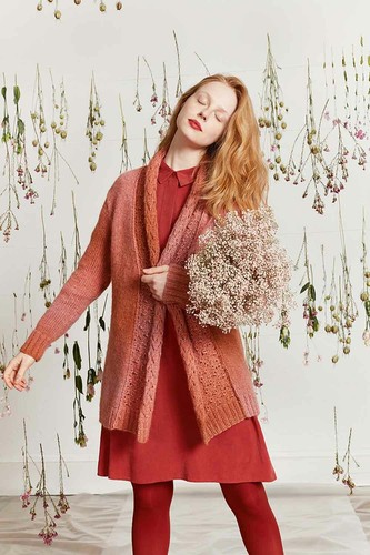 Jacket - Long Yarns Carina - Model package knitting kit with ...
