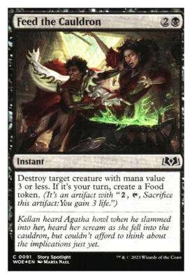 Feed the Cauldron (Foil) Wilds ofEldraine MTG - NM+ | eBay