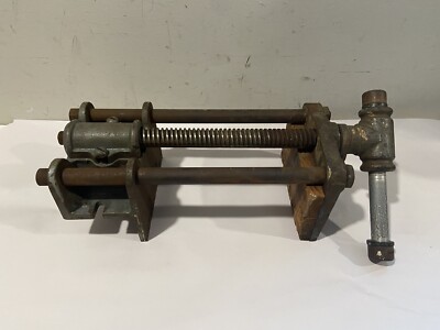 Vintage Morgan Vise 100A Quick Release Under Bench Mount 7" Jaws RARE ...