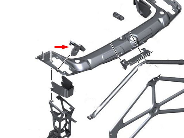 BMW 1 F20 Right Headlight Bracket 51647273066 Genuine for sale online ...