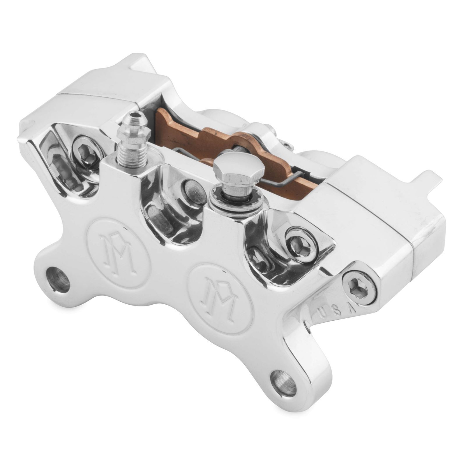 Performance Machine Brake Caliper - 125 x 4R - Polished 0052-2400-P | eBay
