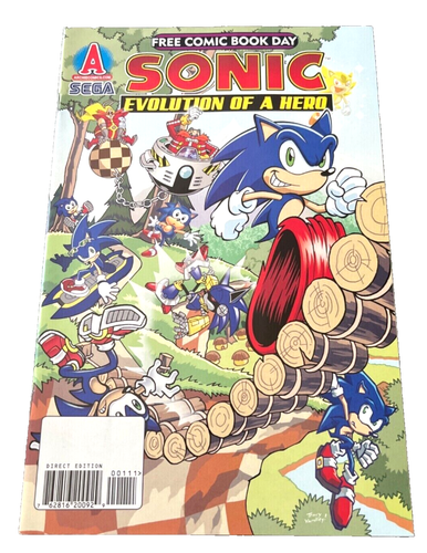 Archie Comics FCBD Sonic Evolution Of A Hero | eBay