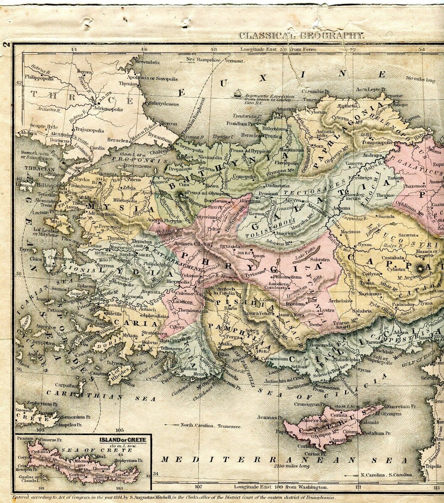 Ancient Asia Minor Map