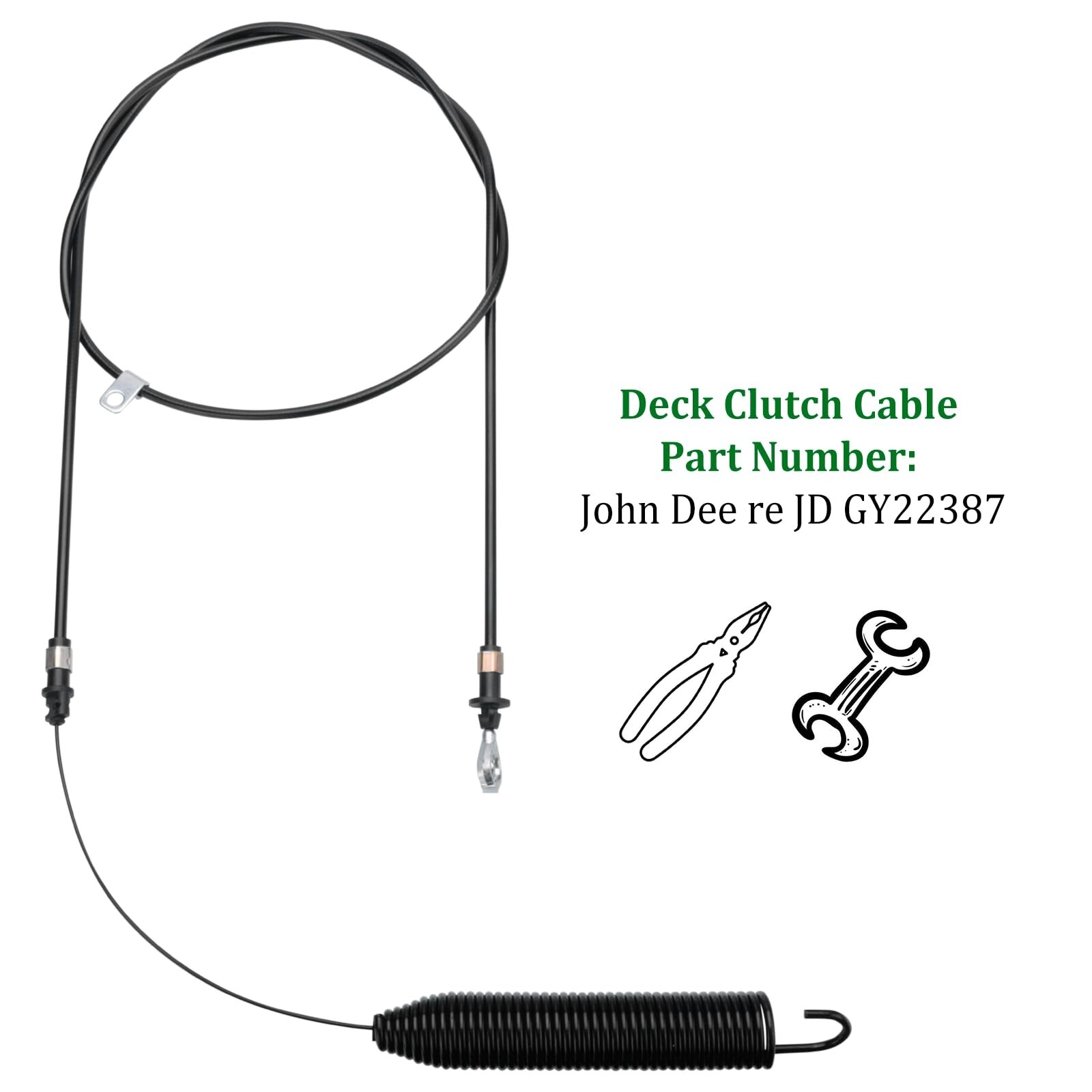 PTO Control Cable GY22387 for John Deere Lawn Mower | eBay