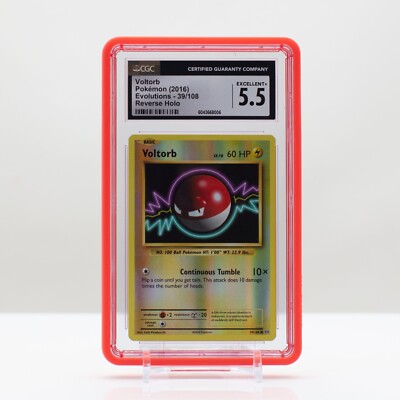 Pokemon Voltorb Reverse Holo #39 Evolutions 2016 - CGC 5.5 | eBay