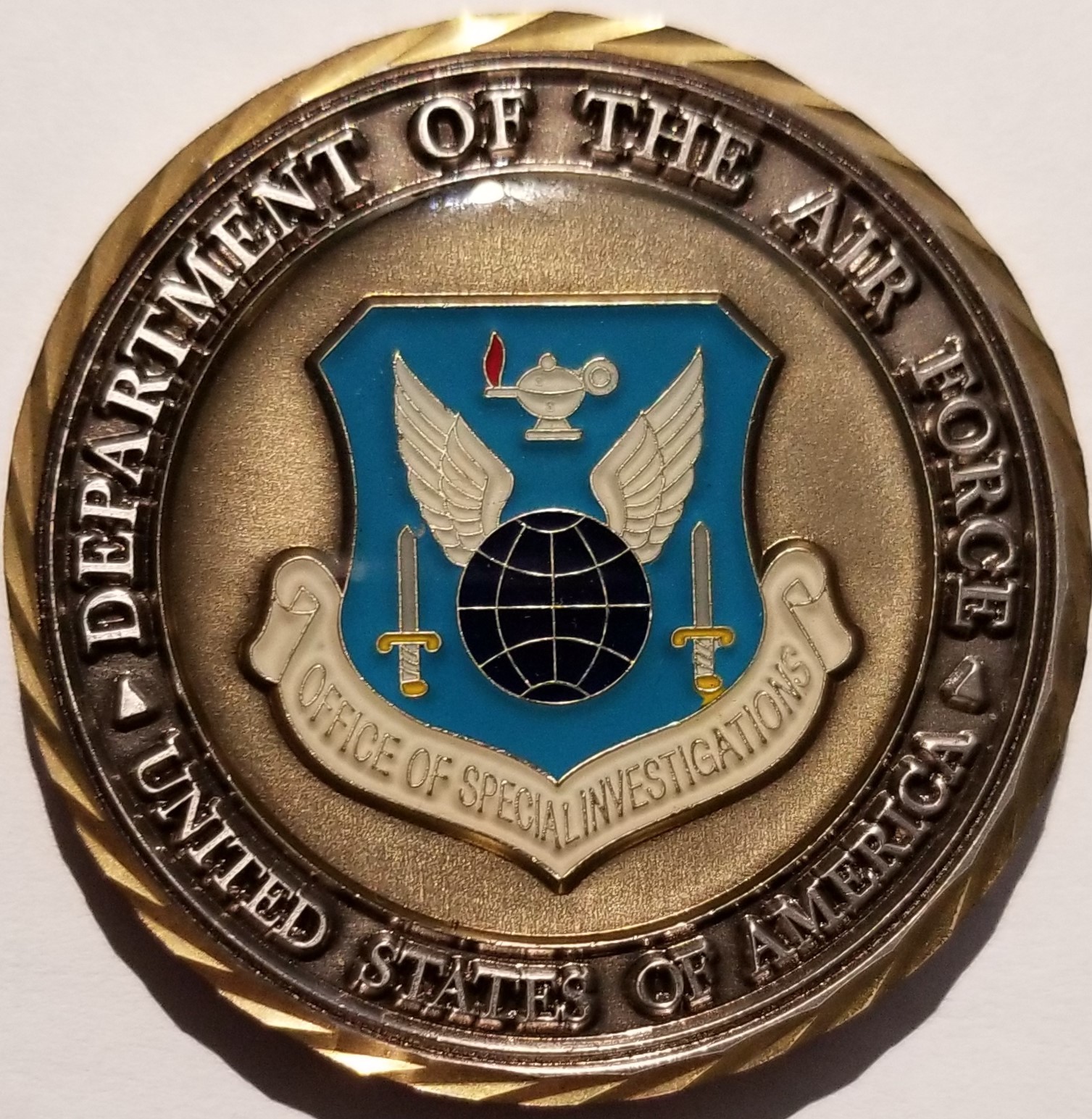 USAF AFOSI Office Special Investigations COUNTERINTELLIENCE 1st Field ...