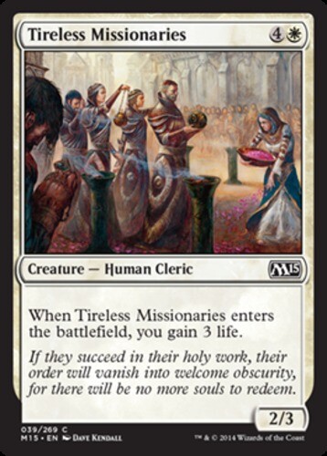 Tireless Missionaries - Foil NM, English MTG Magic 2015 (M15) | eBay