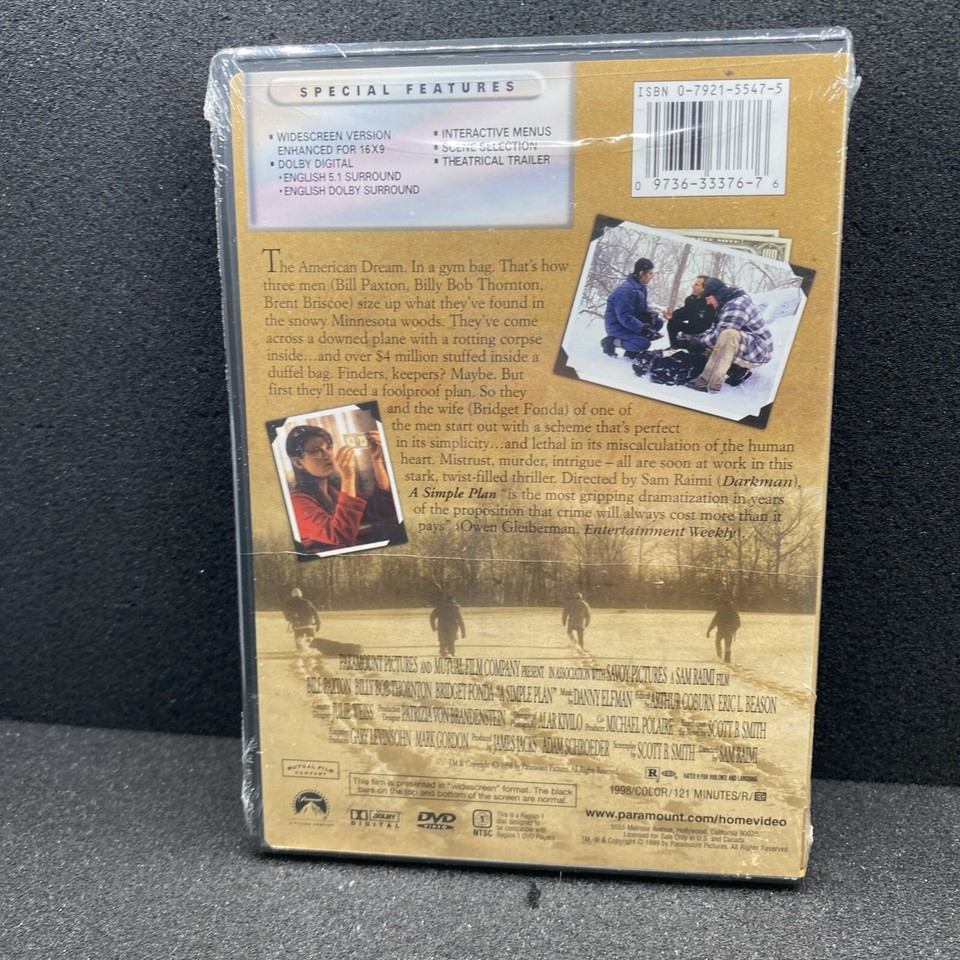 A Simple Plan (1998; DVD) Brand New 97363337676 | eBay