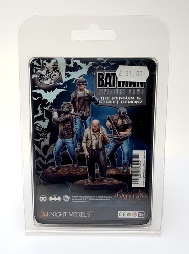 ARKHAM KNIGHT BATMAN Miniature Game - The Penguin & Street Demonz - 4 ...