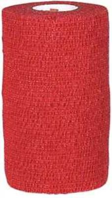 Powerflex Bandage 4"x 5 Yard Roll, RED | eBay