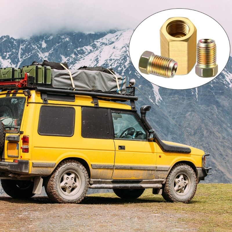 Inverted Flare Brake Line Fittings Nuts Assortment 7/16-24 Inverted 1/4 ...
