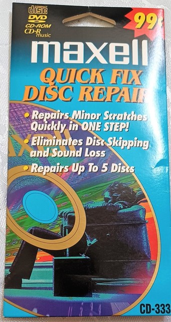 Maxell 190039 Cd333 Quick Fix Disc Repair for sale online | eBay