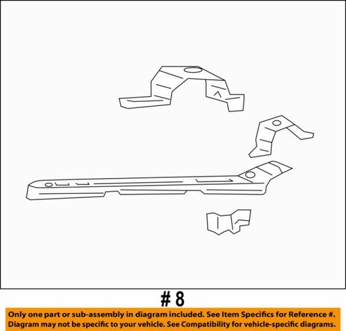 53203-42011 Toyota Support sub-assy, radiator, lh 5320342011, New ...