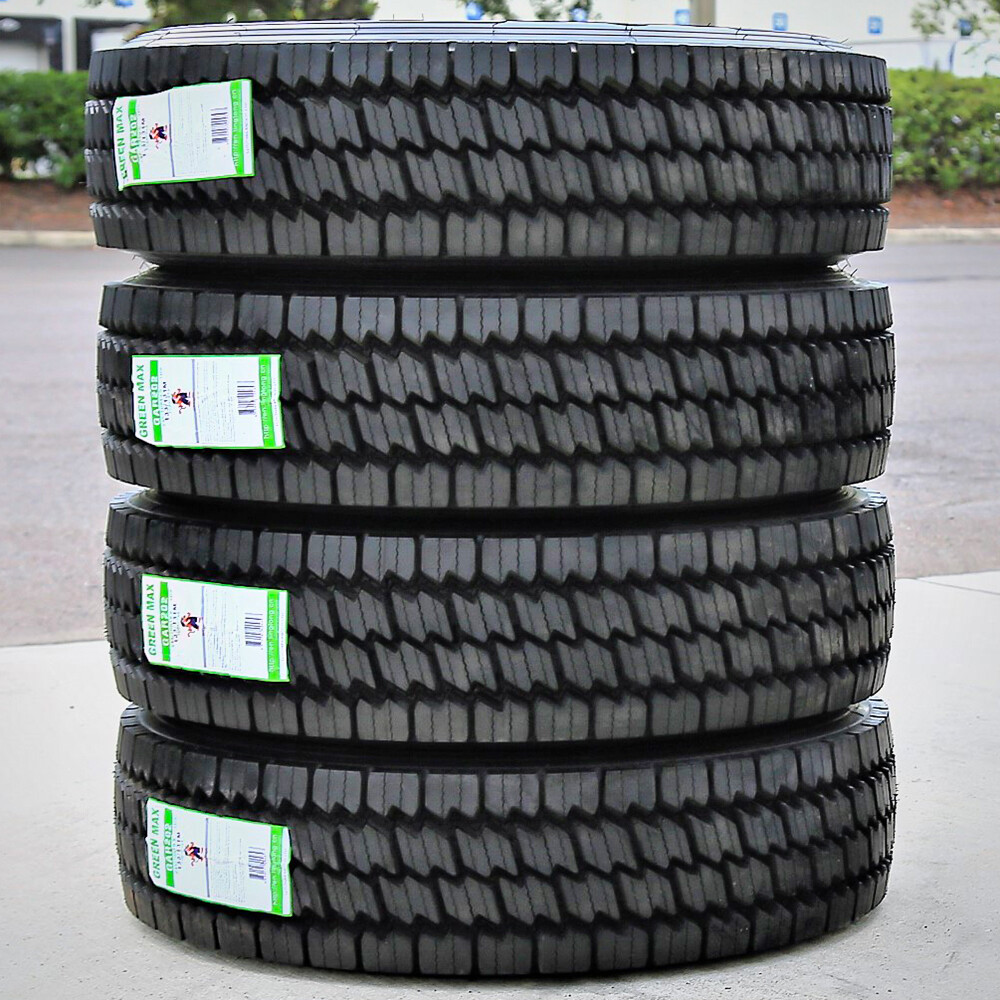 4 Tires Green Max GDR202 245/70R19.5 Load H 16 Ply Drive Commercial | eBay