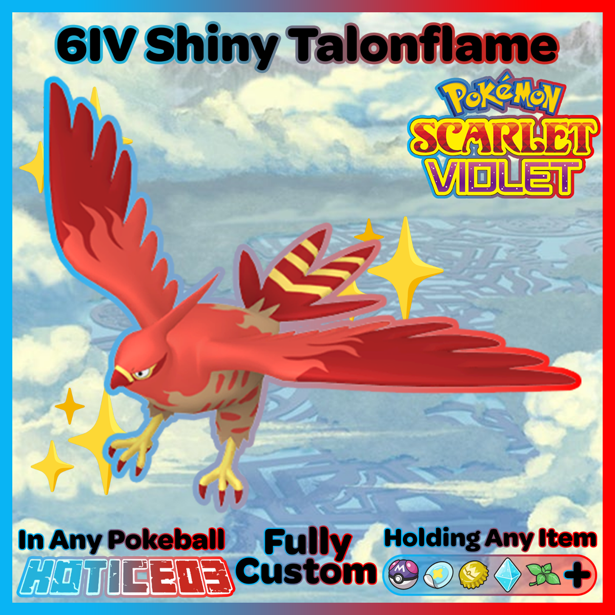 Talonflame Shiny Card