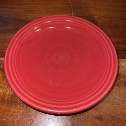 Discounts Available! Fiestaware 6.25" Dessert Plate Red Fiesta FREE US ...