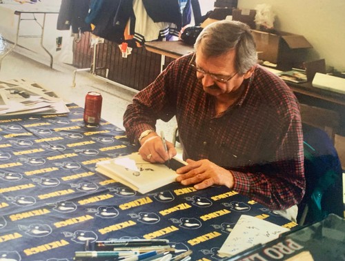 DALE HACKBART Minnesota Vikings signed B/W 8x10 #1 W/COA | eBay