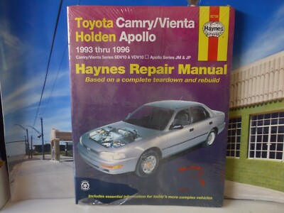 Toyota Camry/Vienta Holden Apollo 1993 thru 1996 Haynes Manual +Bonus ...