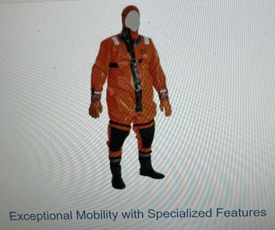 STEARNS 1596 Driflex Cold water RESCUE SUIT WITH BAG Large Cut | eBay