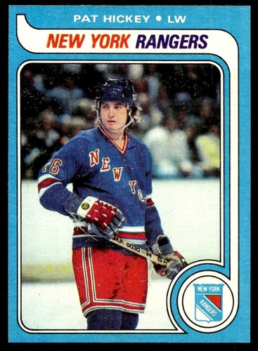 1979-80 Topps Pat Hickey New York Rangers #86 | eBay