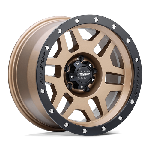 Pro Comp PA41 Phaser 17x9 -6 Matte Bronze & Black Lip Wheel 5X127 5X5 ...