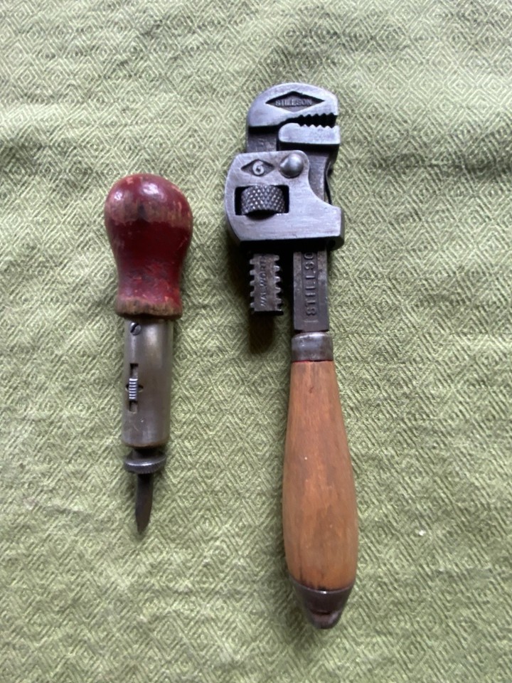 Vintage USA & German Made Wood-Handled Tools | eBay