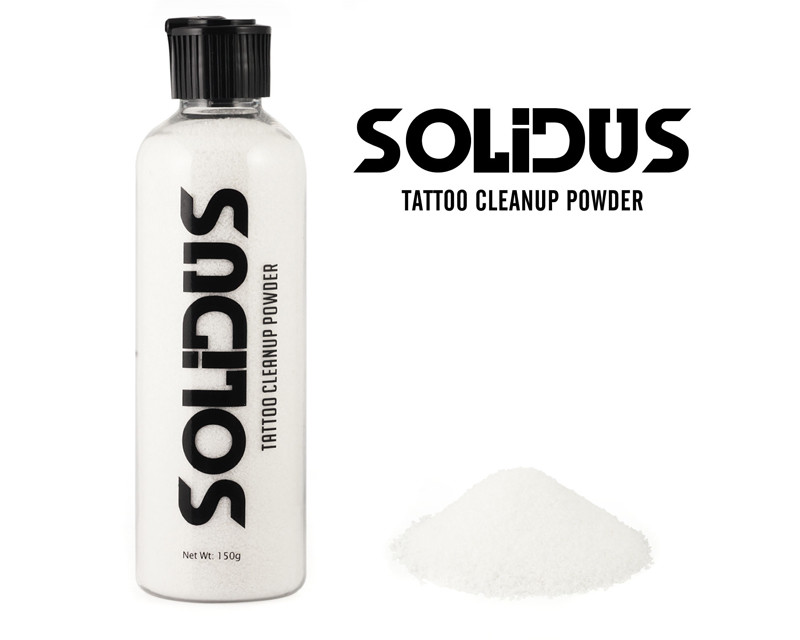 SOLIDUS Tattoo Ink Rinse Cup Water Clean Up Solidifying Powder 150g (5 ...