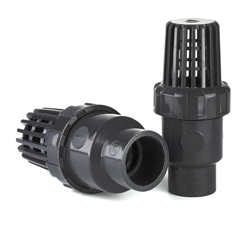 PVC Spring-Check Foot Valves Solvent Weld Non-Return Valve DN15-DN65 ...
