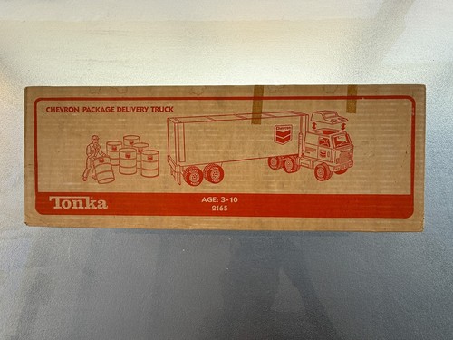 Chevron Package Delivery Truck #2165 Pressed Steel 1978 Tonka NEW MISB ...