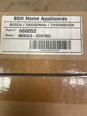 Bosch Washer Control Board 00666052 | eBay